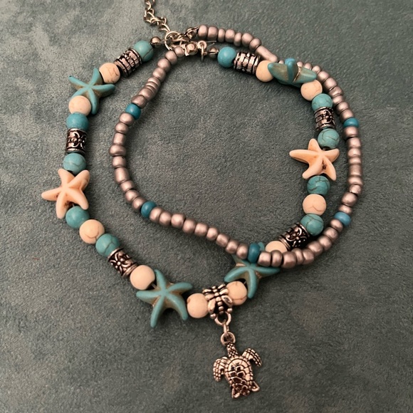 Jewelry | Starfish Turtle Anklet | Poshmark